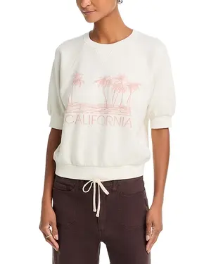 Paige Queenie Sweatshirt Top - Ivory Multi