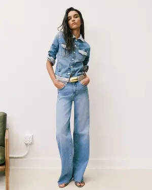 L'Agence Louane Ultra High-rise Wide-leg Jeans