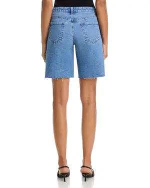 L'Agence River Mid-rise Bermuda Shorts - Scottsdale