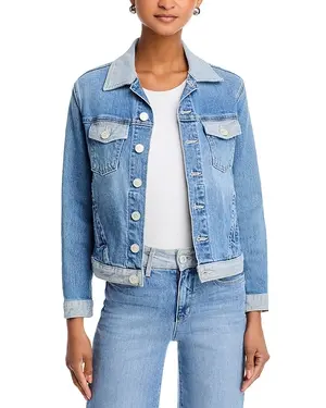 L'Agence Maven Slim Denim Jacket - Bexley