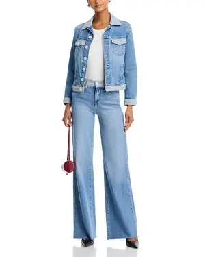 L'Agence Maven Slim Denim Jacket - Bexley