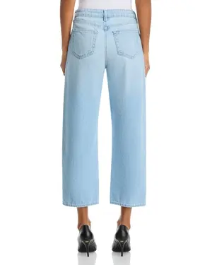 L'Agence Mallis High Rise Bow Leg Jeans - Brea