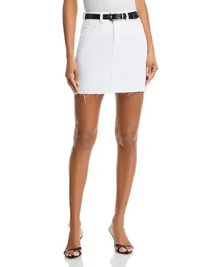 L'Agence Jolene Mini Skirt - Blanc