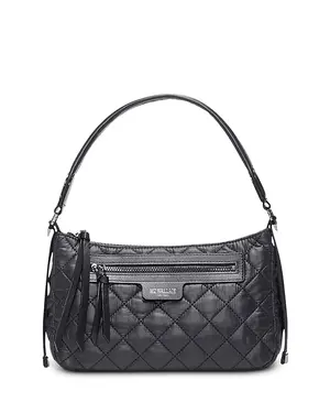 Mz Wallace Small Quilted Leather Park Shoulder Bag - Black