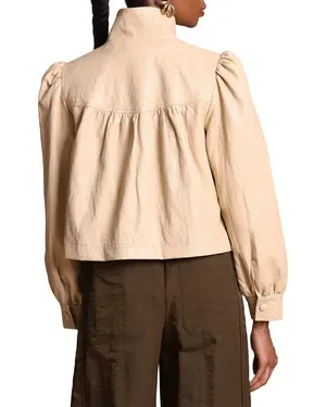 Avec Les Filles Puff Sleeve Short Jacket