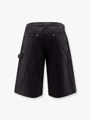 TONYWACK Cotton Cargo Bermuda Shorts - Black