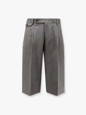 TONYWACK Wool Blend Bermuda Shorts