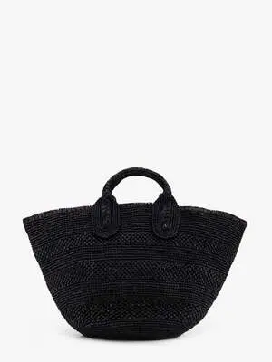 IBELIV Soma Raffia Crossbody - Black