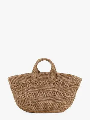 IBELIV Soma Raffia Crossbody Bag - Beige