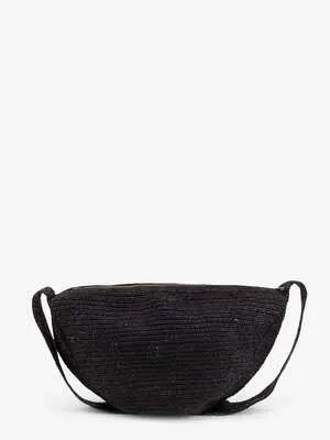 IBELIV Raffia Clip Crossbody Bag