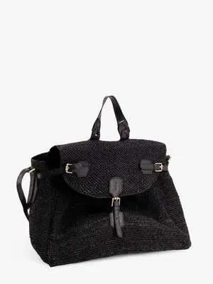 IBELIV Alpha Raffia Shoulder Bag