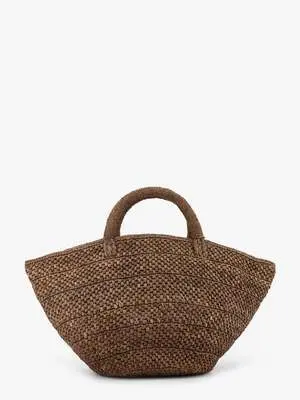 IBELIV Ela Raffia Handbag - Brown