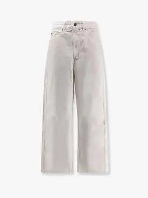 Soeur Eliott Denim Trousers - White