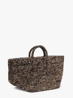 IBELIV Vanilla Raffia Handbag