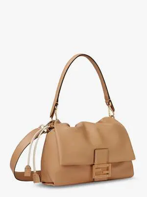 Fendi Mamma Baguette Small Leather - Beige