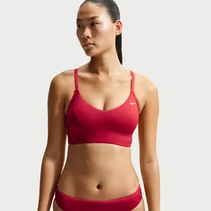 Nike Swim Essential V-neck Midkini - Red