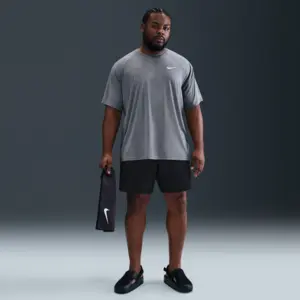 Nike Hydroguard Essential Dri-fit Uv Short Sleeve Top - Grey