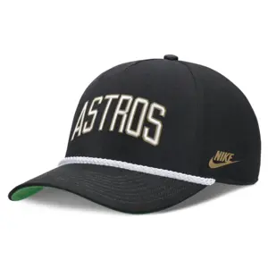 Nike Houston Astros Rise Mlb Adjustable Hat - Black