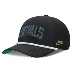 Nike Kansas City Royals Rise Mlb Adjustable Hat - Black