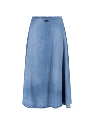 DIESEL De-annie-s3 Denim Skirt