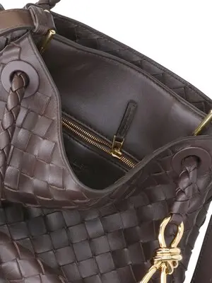 Bottega Veneta Andiamo Bucket Crossbody Bag - Brown