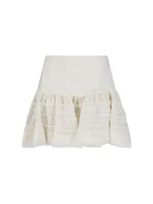 Alaïa Mini Skirt "crinoline - White