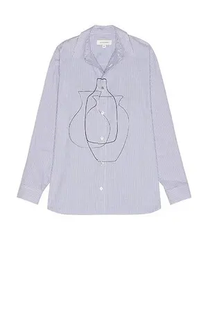 LE17SEPTEMBRE Printed Striped Shirt