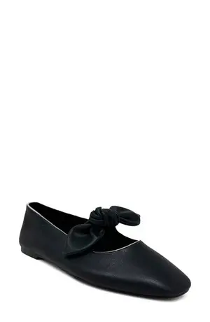 SHU SHOP April Mary Jane Flat Black
