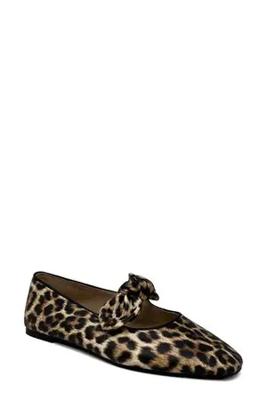 SHU SHOP April Mary Jane Flat Leopard Print
