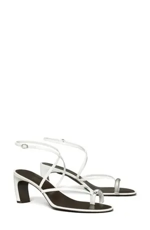 Tory Burch Strappy Sandal - Bianco/silver
