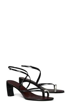Tory Burch Strappy Sandal - Perfect Black/silver