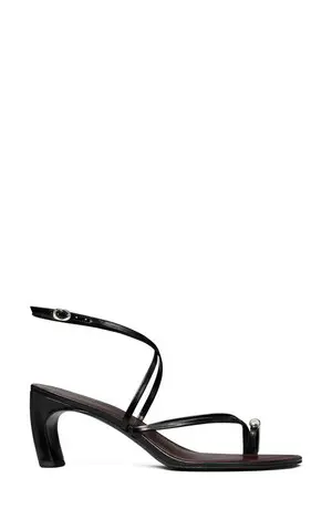 Tory Burch Strappy Sandal - Perfect Black/silver