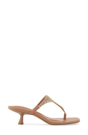 Christian Siriano Imay Kitten Heel Sandal - Tan