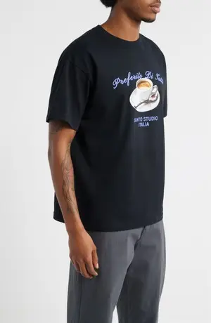 SANTO STUDIO Preferito Esperesso Drappo Graphic T-shirt