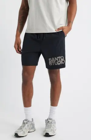 SANTO STUDIO Tempo Tech Shorts - Black