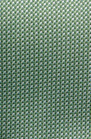 David Donahue Jacquard Silk Neck Tie - Green