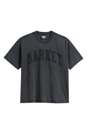 MARKET Arc Logo Appliqué T-shirt - Black