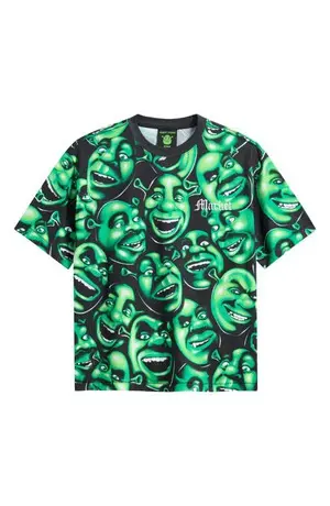 MARKET X Shrek™ Print T-shirt - Multi Green