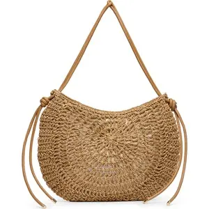 Dolce Vita Freya Raffia Shoulder Bag - Natural