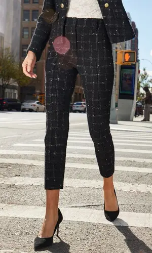 Generation Love Tula Windowpane Tweed Pants