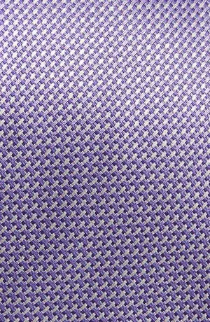 David Donahue Jacquard Silk Neck Tie - Lilac