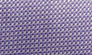 David Donahue Jacquard Silk Neck Tie - Lilac