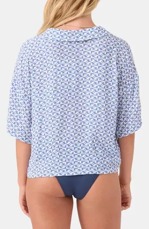 Roxy Hazy Dazy Crop Cover-up Shirt