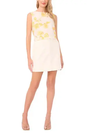 Vince Camuto Printed Sleeveless Top