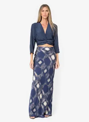 JBQ Meadow Skirt - Indigo Brick