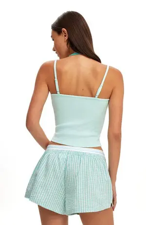 BODY Double Layer Cami - Hazy Mint  Aqua Dream