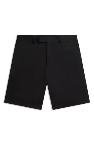 Ted Baker London Slim-fit Stretch-cotton Chino Shorts - Black