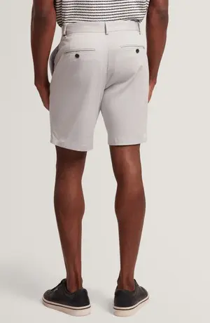 Ted Baker London Slim-fit Stretch-cotton Chino Shorts - Lt-grey