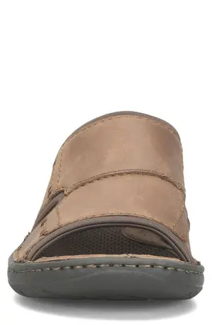 BØRN Maldon Slide Sandal - Light Brown Nubuck