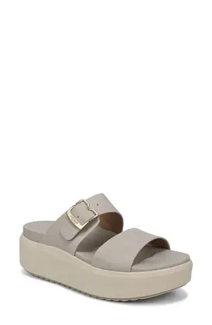 Dr. Scholl'S All Time Max Platform Wedge Slide Sandal - Oyster